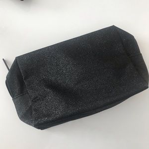 MAC Cosmetics | Bags | New Mac Cosmetics Black Glitter Makeup Bag ...